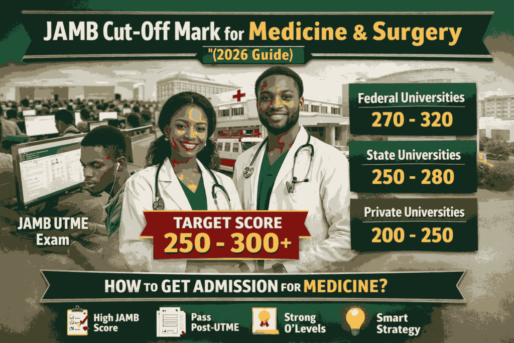 JAMB Cut-Off Mark for Medicine and Surgery in Nigeria (2026 Guide ...